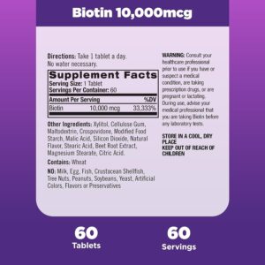 Natrol Biotin 10000mcg FST Dslv