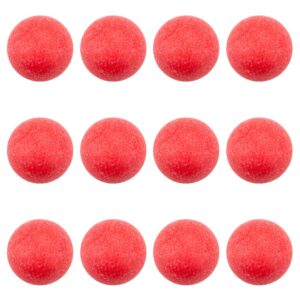 brybelly red textured foosballs for standard foosball tables (pack of 12)