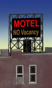 33-8975 n & a motel no vacancy animated neon billboard by miller signs