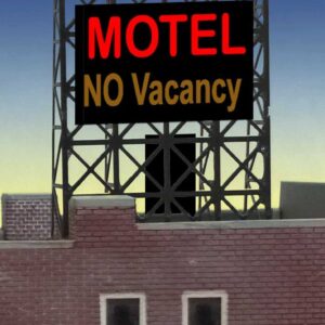 33-8975 N & A Motel No Vacancy Animated neon Billboard by Miller Signs