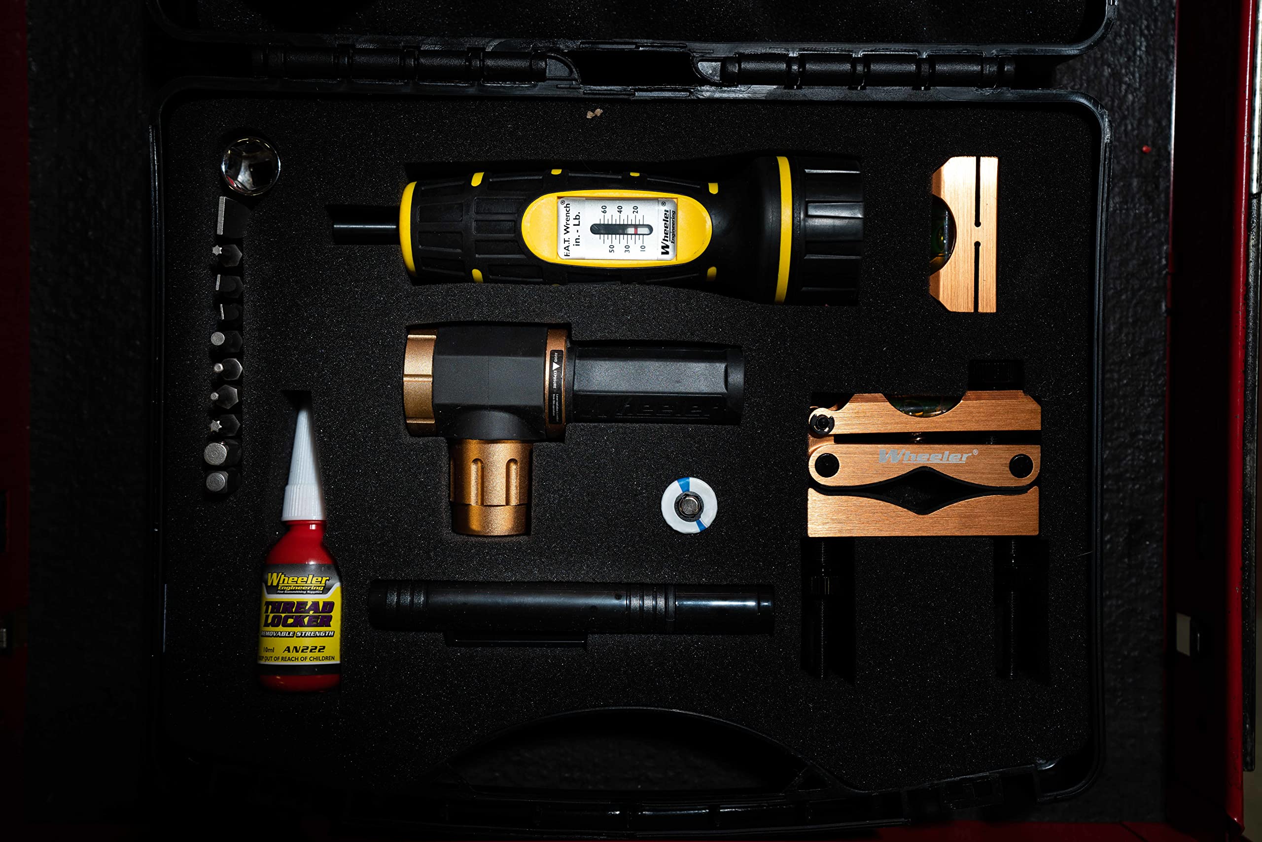 Wheeler Engineering Ultra Scope Mounting Kit with Laser Bore Sighter, Reticle Leveling System and FAT Wrench for Scope Installation and Alignment