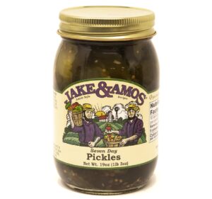 jake & amos j&a seven day pickles (two pack)