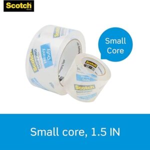 Scotch Heavy Duty Packaging Tape, 2 Inches x 800 Inches, Clear - 2 Count