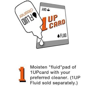 1UPcard Universal Game Cartridge Cleaner 3 Card Pack