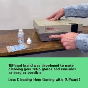 1UPcard Universal Game Cartridge Cleaner 3 Card Pack