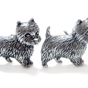 Kiola Designs Westie Dog Cufflinks