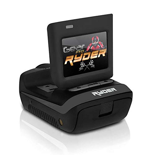 Ryder Sports HD Action Camera - 1080P Mini Camcorder 16 MP Anti Shaking Cam 1.5" Screen USB SD Card HDMI Battery - Waterproof Case USB Cable Remote Handlebar Helmet Mount - GearPro GDV785BK (Black)