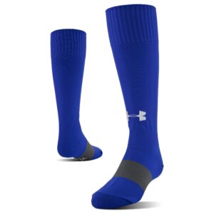 under armour kids' ua soccer over-the-calf socks ylg blue