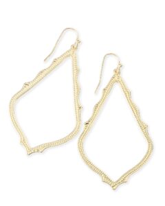 kendra scott sophee drop earrings for women, fashion jewelry, 14k gold-plated