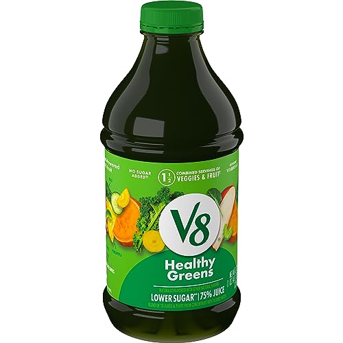 V8 Blends Healthy Greens Juice, 46 fl oz Bottle (Pack of 6)