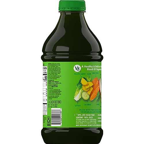 V8 Blends Healthy Greens Juice, 46 fl oz Bottle (Pack of 6)