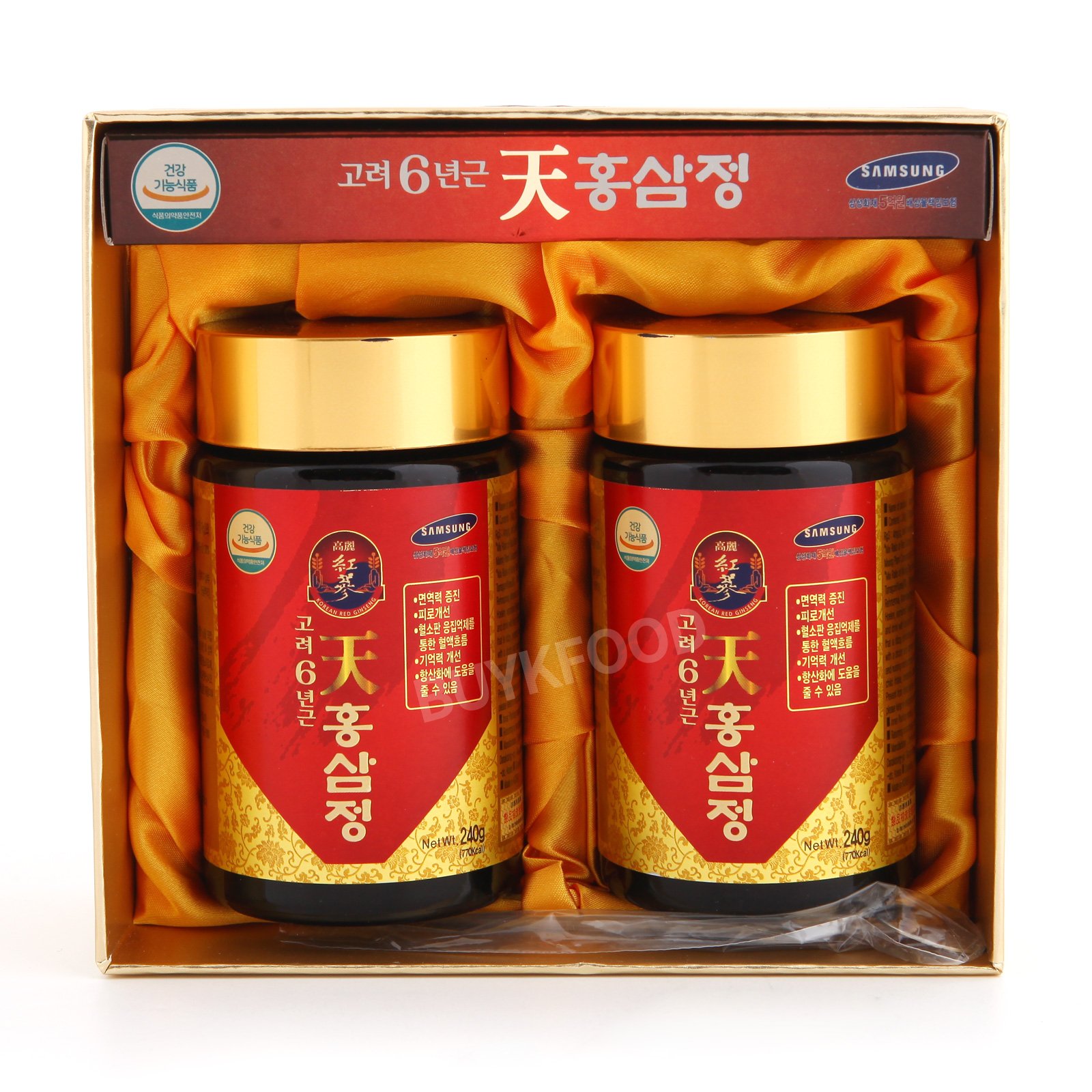 Korean 6years Root Red Ginseng Gold Extract, 240g(8.5oz) X 2ea, Saponin, Panaxs