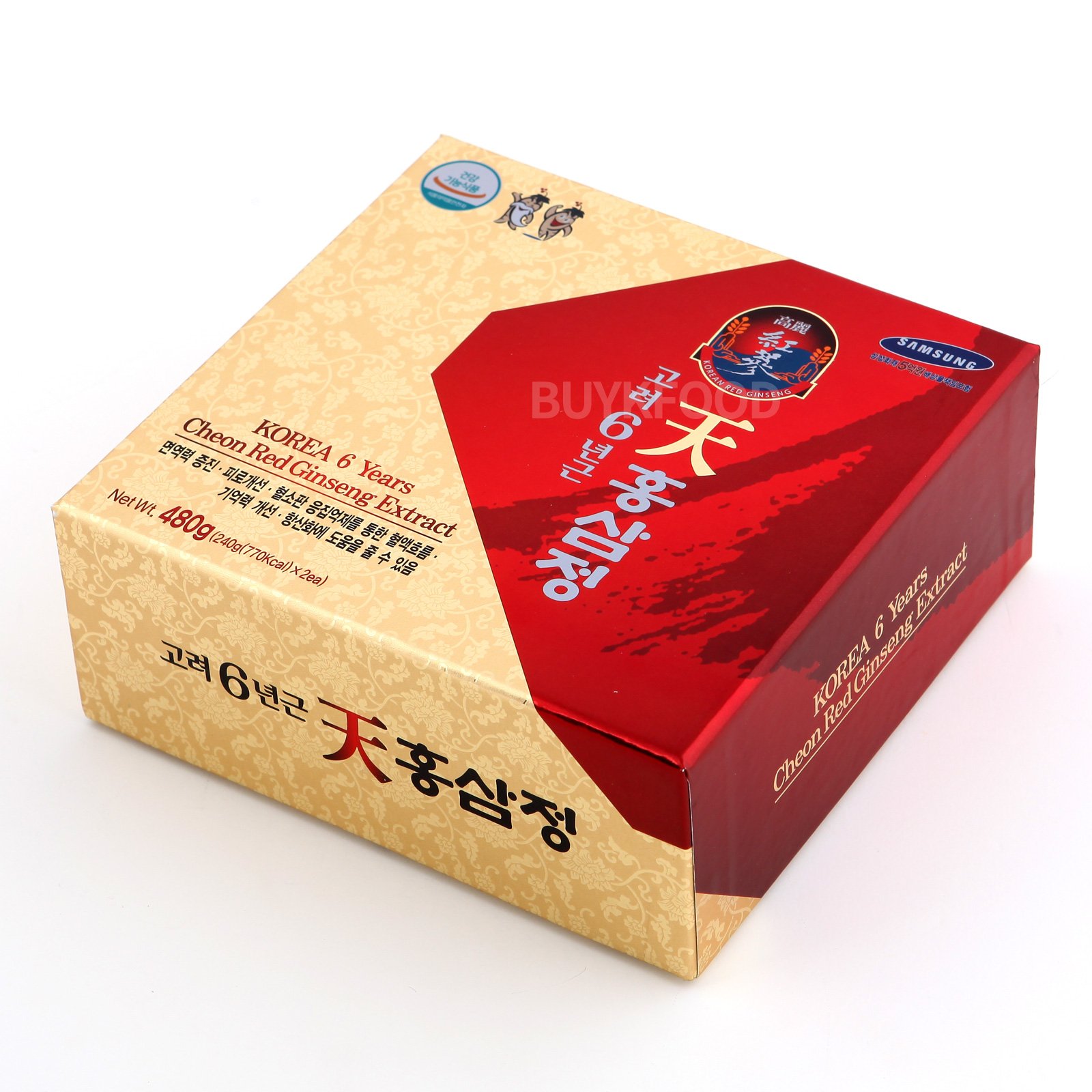 Korean 6years Root Red Ginseng Gold Extract, 240g(8.5oz) X 2ea, Saponin, Panaxs