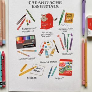 Caran D'ache Luminance Colored Pencil Set of 40 (6901.740)