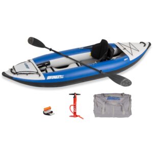 sea eagle 300x inflatable explorer kayak pro carbon package by sea eagle