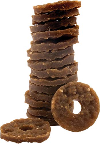 Premier Pet Rawhide Rings Natural Dog Treat (16-Pack) [Set of 2] Size: Small