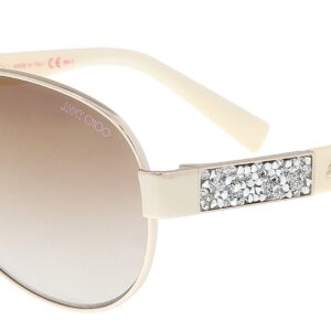 Jimmy Choo Women's Baba/S Light Gold/Browwn Mirror Gold Shade