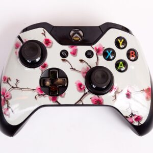 247 Skins Graphics kit Sticker Decal Compatible with Xbox One and Wireless Controllers - Cherry Blossoms