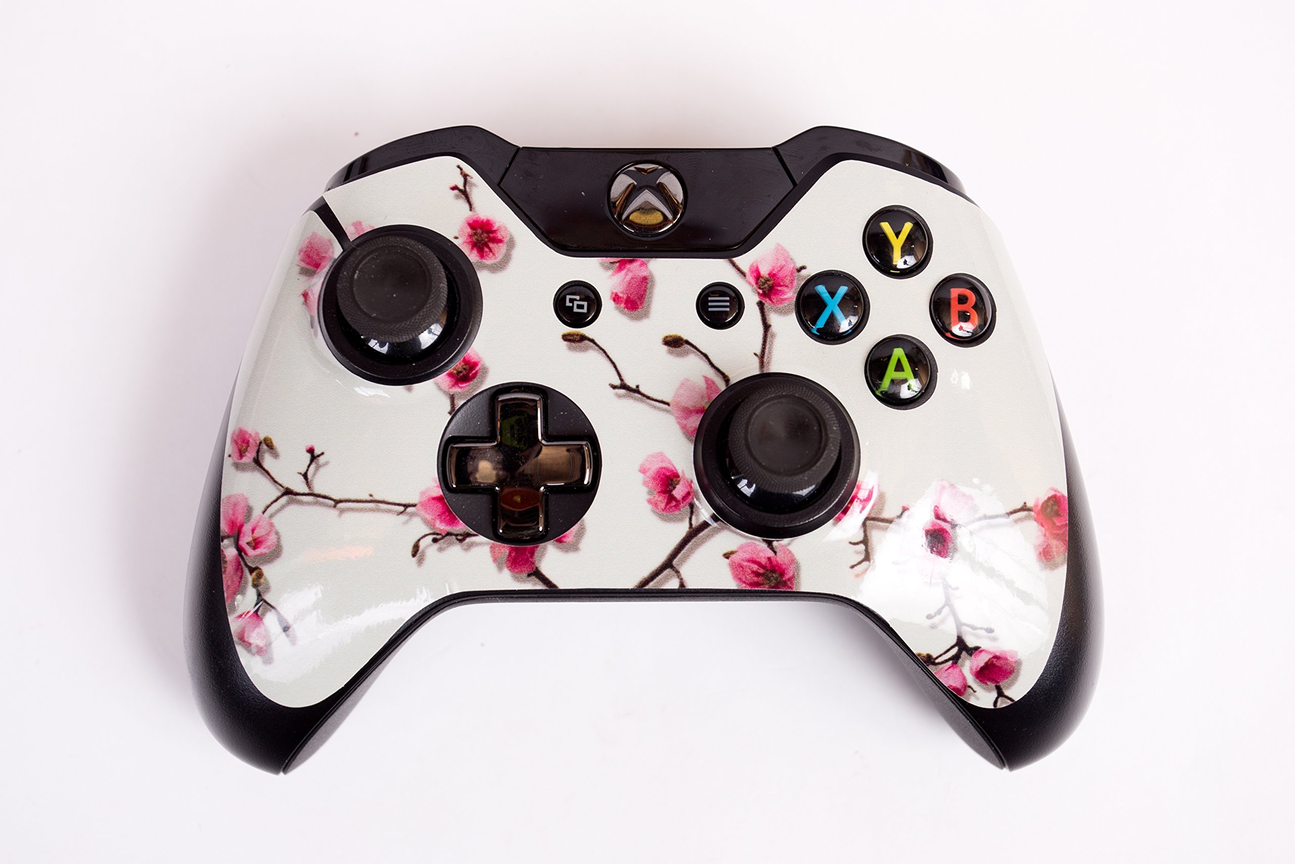 247 Skins Graphics kit Sticker Decal Compatible with Xbox One and Wireless Controllers - Cherry Blossoms