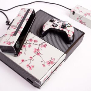 247 Skins Graphics kit Sticker Decal Compatible with Xbox One and Wireless Controllers - Cherry Blossoms