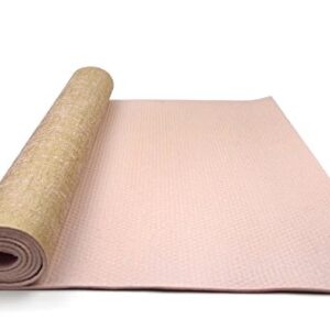 YoHarmony Eco Friendly Jute Yoga Mat Pilates Mat Exercise Mat