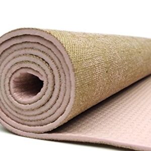 YoHarmony Eco Friendly Jute Yoga Mat Pilates Mat Exercise Mat