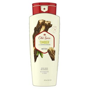 old spice timber body wash, sandalwood, 16 oz, packaging may vary