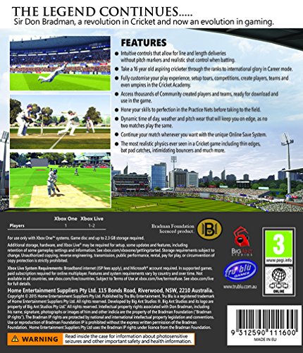 Don Bradman Cricket (Xbox One)