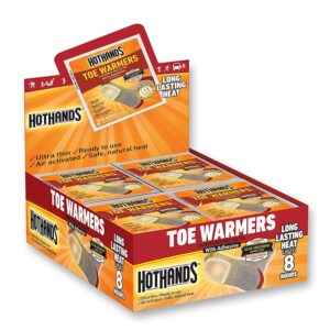 heatmax hothands toe warmers, 40 pairs 1 set