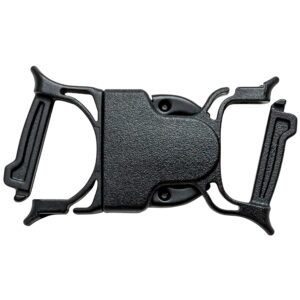 gear aid dual snap bar buckle, 1”, black