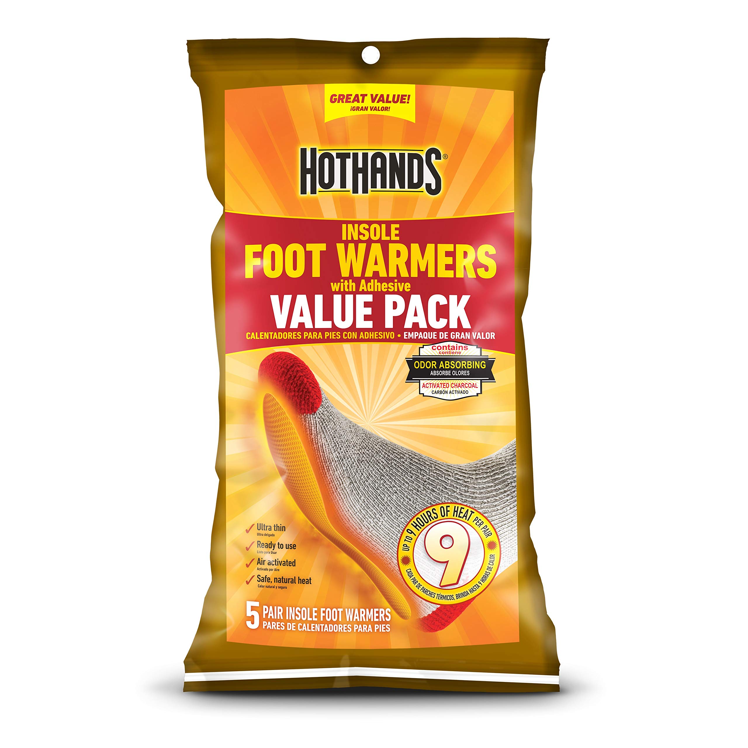 HotHands Insole Foot Warmer 50 Pair Set