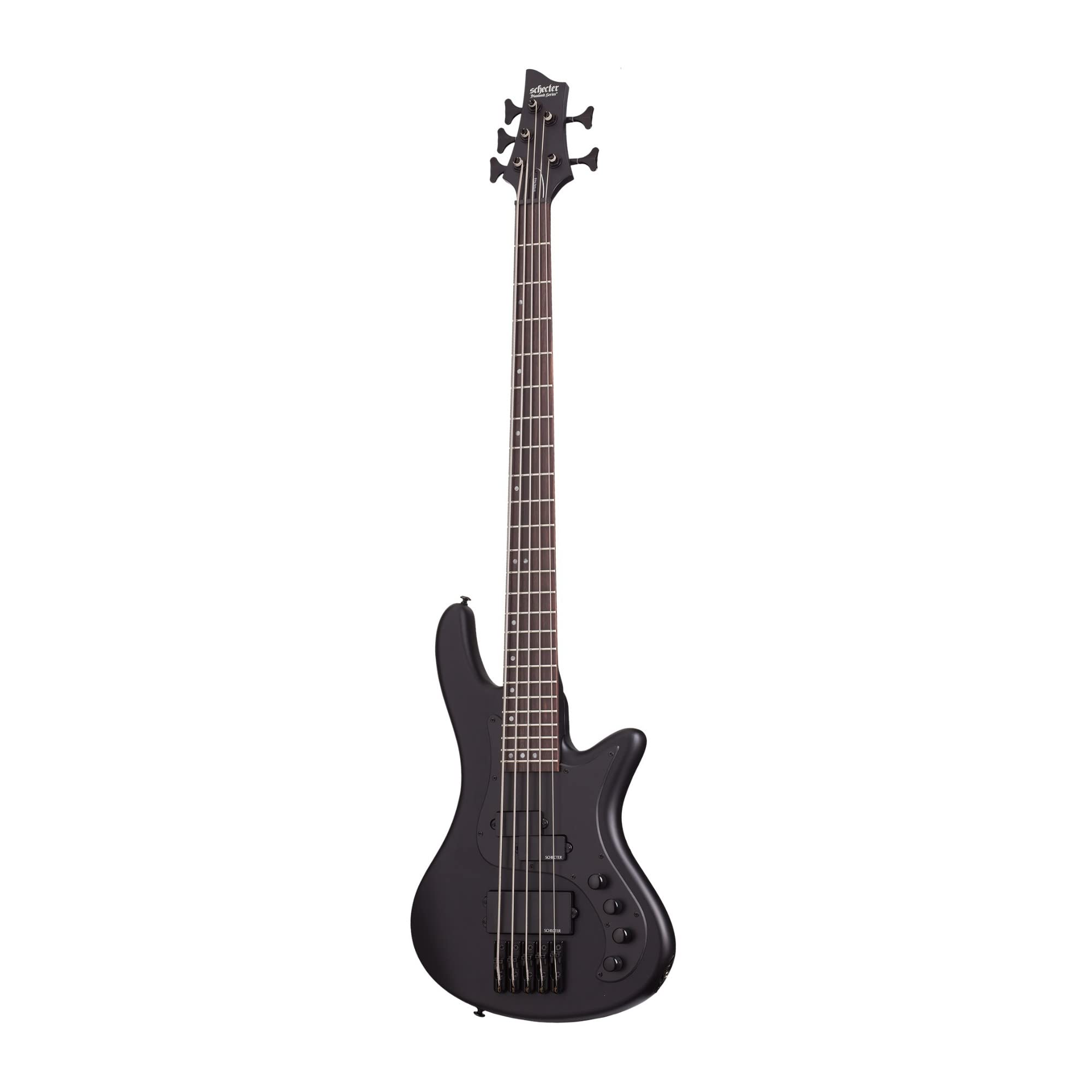 Schecter Stiletto Stealth - Satin Black, 5-String