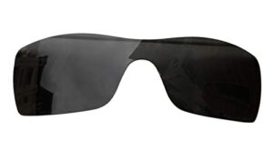 sunglass lenses replacement polarized for oakley batwolf sunglasses (stealth black)