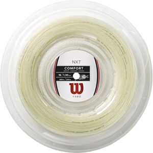 wilson nxt 16 tennis string - 200m reel, white