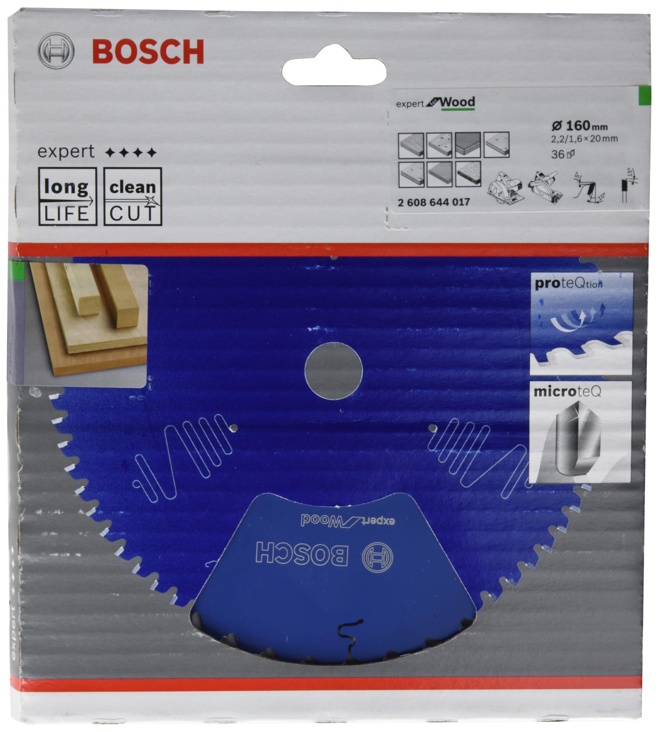 Bosch 2330309 Circular Saw Blade, Blue