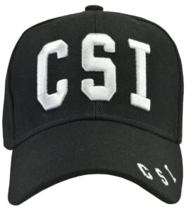 incrediblegifts csi hat baseball cap crime scene, csi, size one size fits most