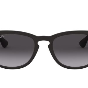 Ray-Ban RB4221 Square Sunglasses, Rubber Black/Light Grey Gradient Dark Grey, 50 mm