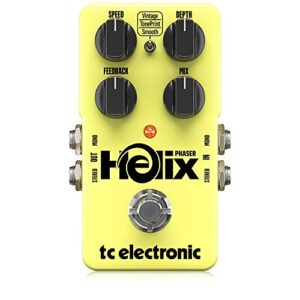 tc electronic helix phaser extremely versatile phaser pedal with built-in toneprint technology