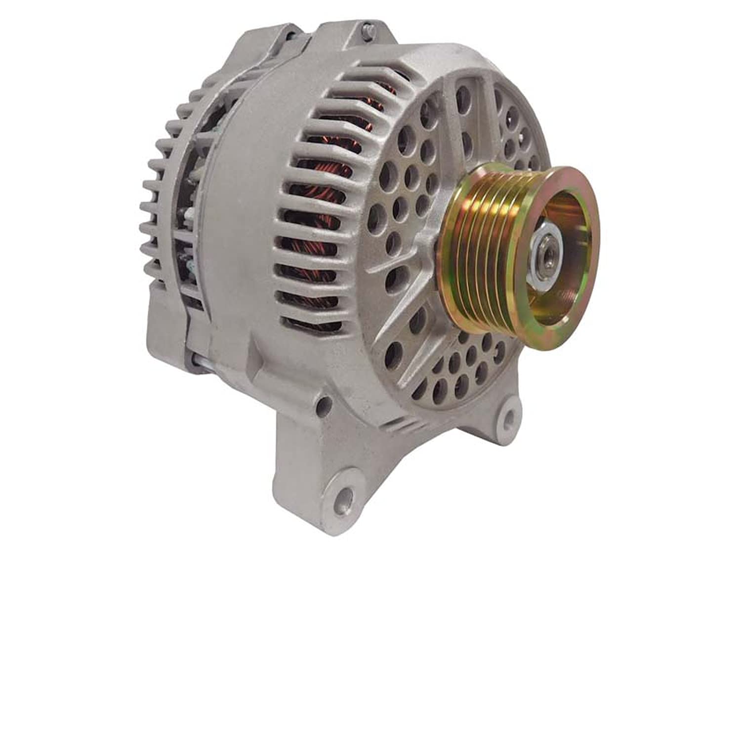 New Alternator Compatible With Ford 4.6 5.4 V8 6.8 V10 F-Series E-Series Mustang 99-05 F6AU-10300-AB, F6AUAA, F6ZU-10300-AC, F6ZUAA, F8ZU-BA, XL3U10300BA, F6PU10300BA, 2C2U10300BB, F7ZU-10300-AA