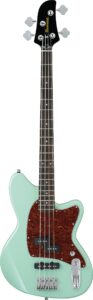 ibanez tmb 4 string acoustic-electric bass guitar, right, mint green (tmb100mgr)