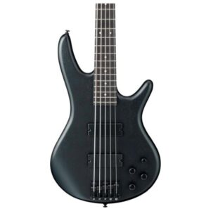 Ibanez 5 String Bass Guitar, Right, Weathered Black (GSR205BWK)