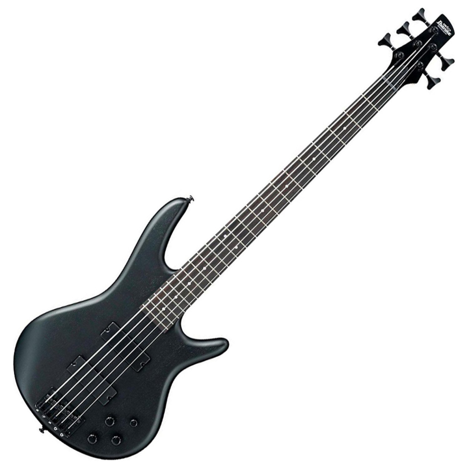 Ibanez 5 String Bass Guitar, Right, Weathered Black (GSR205BWK)