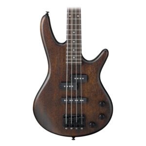 Ibanez 4 String Bass Guitar, Right, Walnut Flat (GSRM20BWNF)