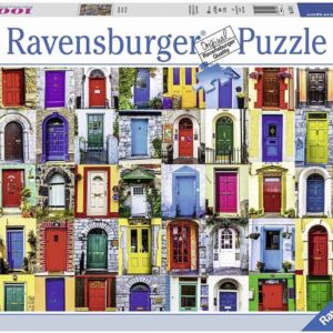 Ravensburger Doors of the World Puzzle - 1000 Unique Piece Jigsaw | Anti-Glare Surface | Ideal for Adults | Perfect for Game Nights | FSC Certified Materials