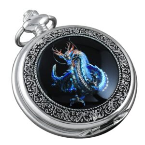 vigoroso pocket watches for men cool watch dragon gifts for men/women/boys/girls year of dragon boy gift ideas