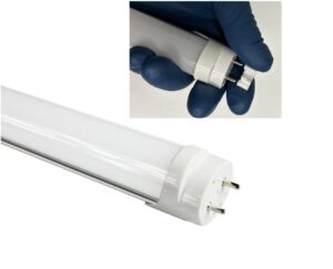 fulight type b t8 led tube light, 2ft 24-inch 10-watt, daylight 6000k, f17t8, f18t8, f20t10, f20t12/cw, double-end powered, frosted cover - fluorescent replacement bulb (not a plug-and-play)