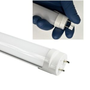 Fulight Type B T8 LED Tube Light, 2FT 24-Inch 10-Watt, Daylight 6000K, F17T8, F18T8, F20T10, F20T12/CW, Double-End Powered, Frosted Cover - Fluorescent Replacement Bulb (Not a Plug-and-Play)