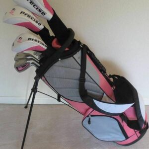 Tall Ladies Complete Golf Set for Women 5ft-7in to 6ft-1in Tall Driver, Fairway Wood, Hybrid, Irons, Putter, Clubs and Stand Bag