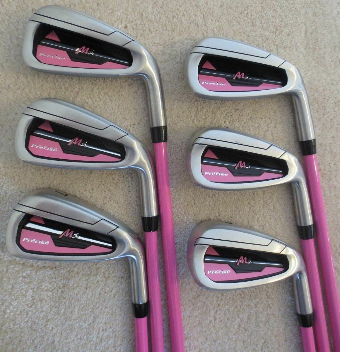 Tall Ladies Complete Golf Set for Women 5ft-7in to 6ft-1in Tall Driver, Fairway Wood, Hybrid, Irons, Putter, Clubs and Stand Bag