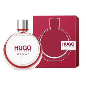 hugo boss hugo woman eau de parfum – women's floral perfume – with notes of boysenberry, black tea, jasmine & amber – luxury perfumes for women – long lasting fragrance